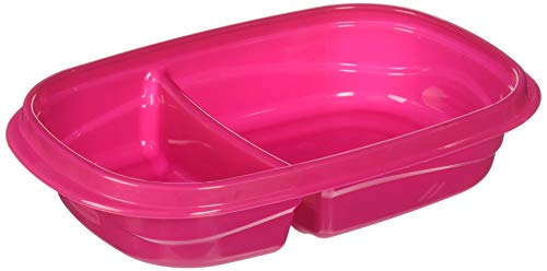 Rubbermaid TakeAlongs Sandwich Food Storage Containers, 3.7 Cup, Colors may vary