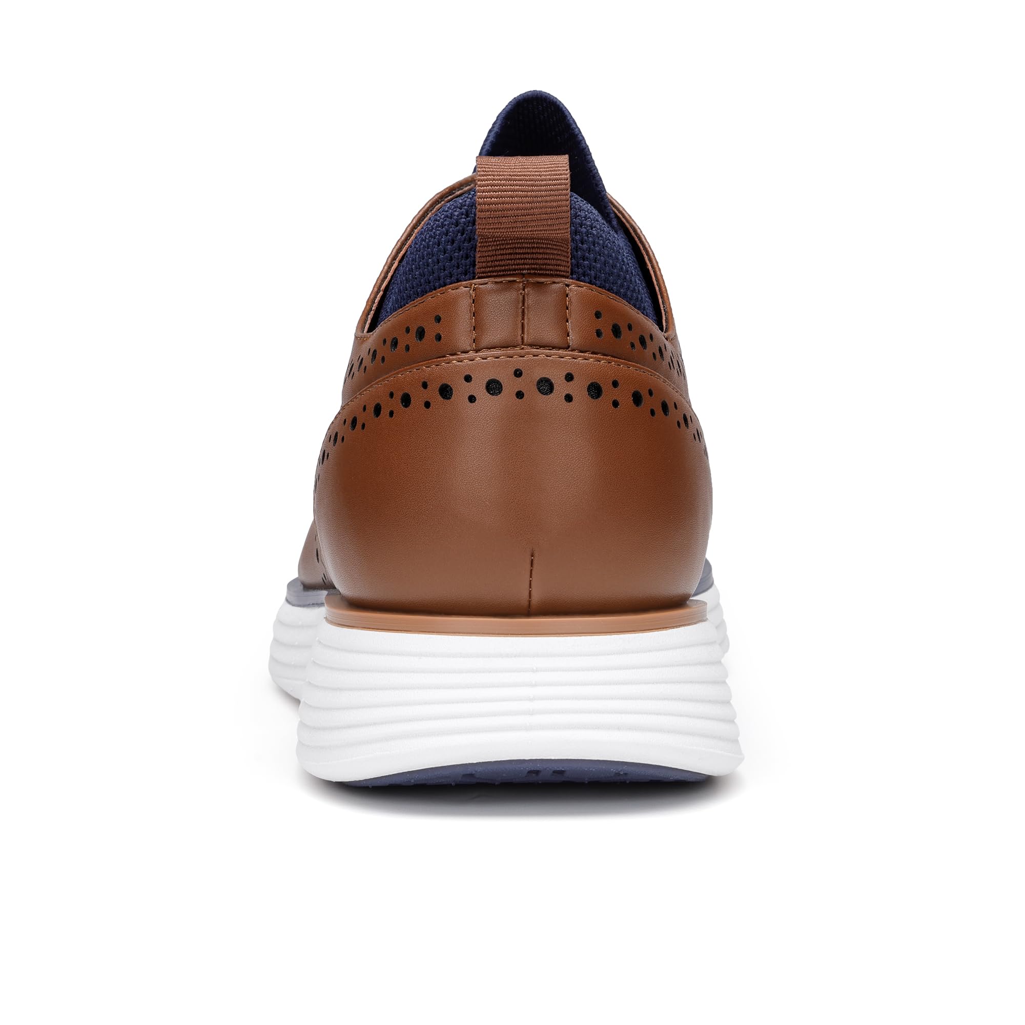 Bruno Marc Men's Dress Sneakers Oxfords Casual Formal Business Wingtip Brogue Shoes,BROWN,SIZE 9,SBOX2326M