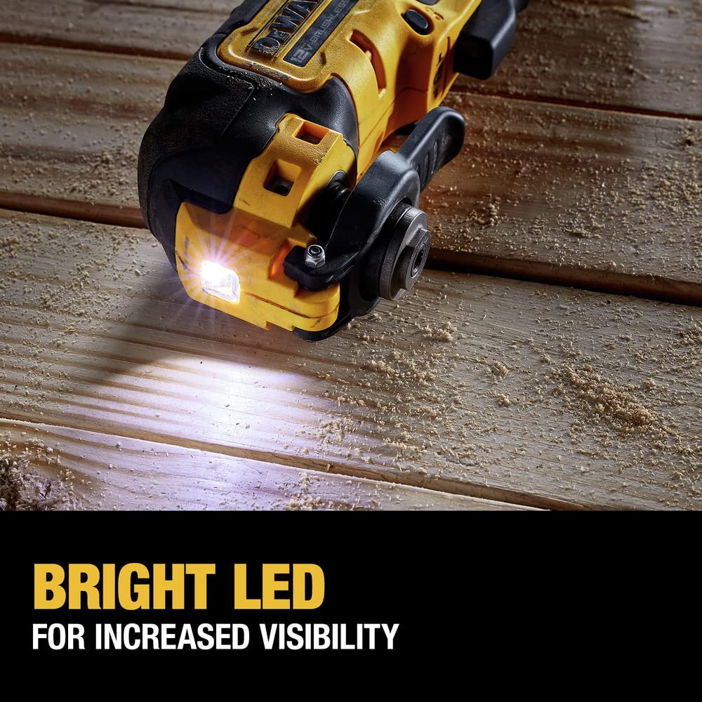 DEWALT XTREME 12V MAX Brushless Cordless Oscillating Tool Kit (DCS353G1) , Yellow