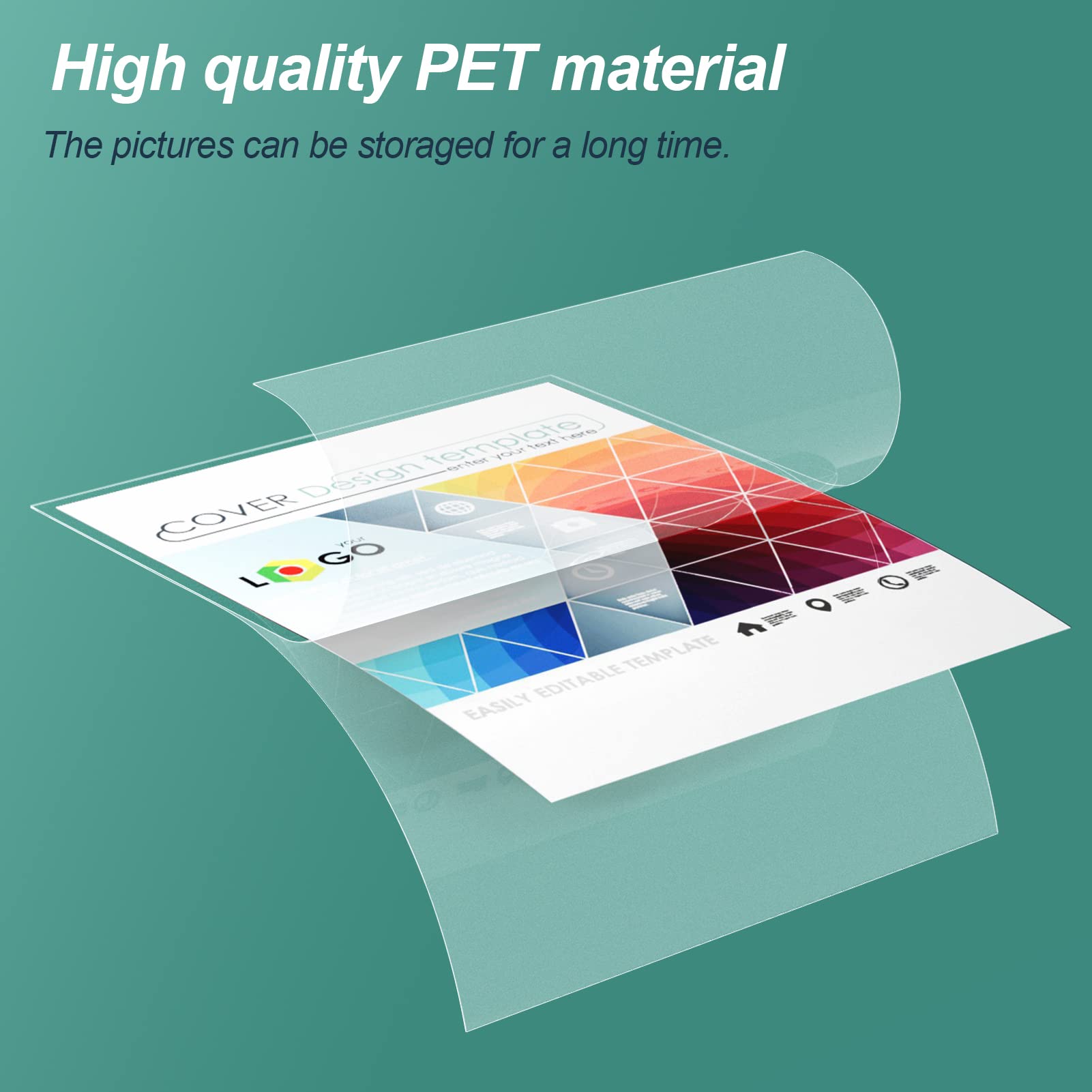 KTRIO Laminating Sheets, Holds 8.5 x 11 Inch Sheets 15 Pack, 5 Mil Thermal Laminating Pouches 9 x 11.5 Inch Clear Plastic Lamination Sheet Paper for Laminator, Round Corner Letter Size