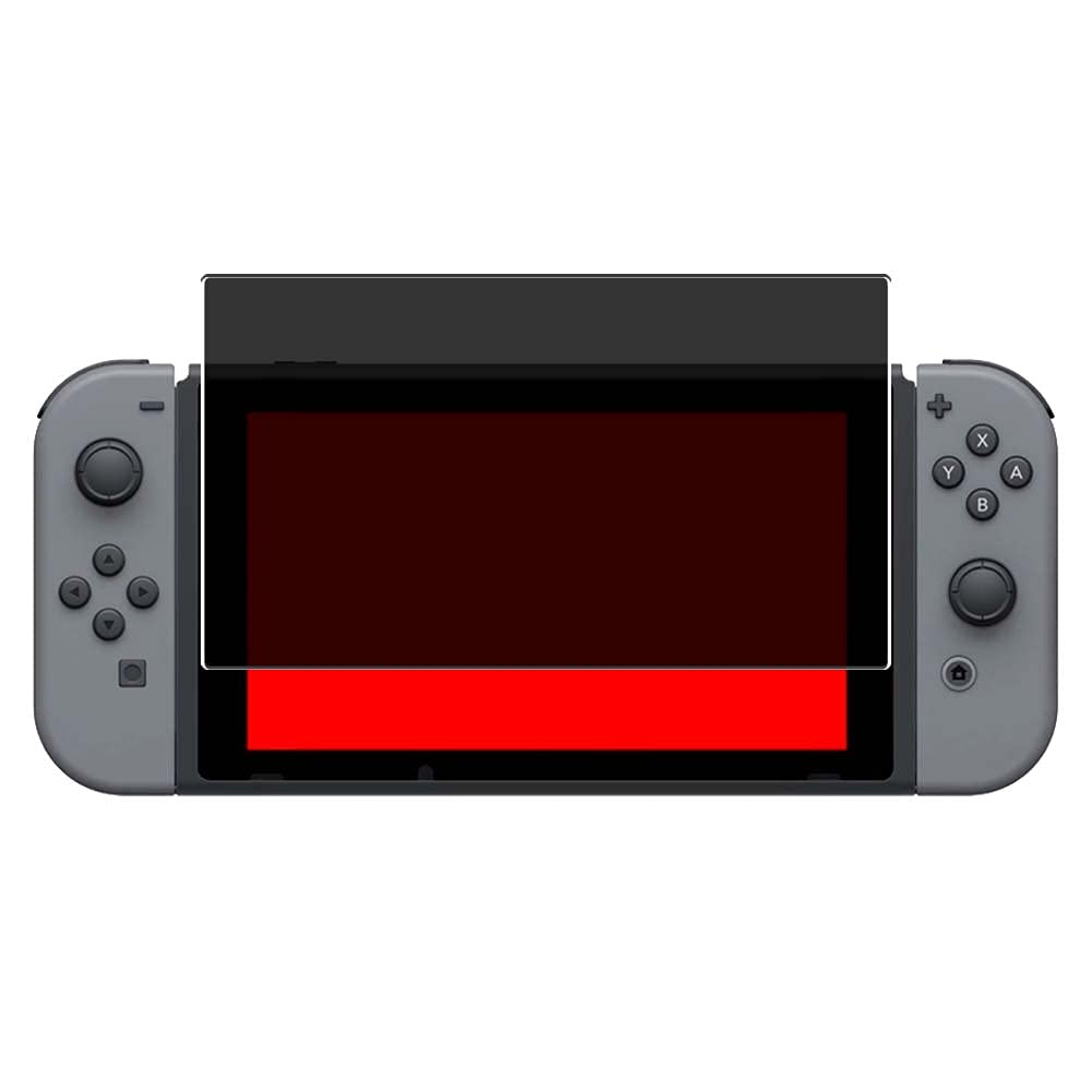 Puccy Privacy Screen Protector Film, compatible with Switch Nintendo OLED 7inch Anti Spy TPU Guard （ Not Tempered Glass Protectors Case Cover） Black