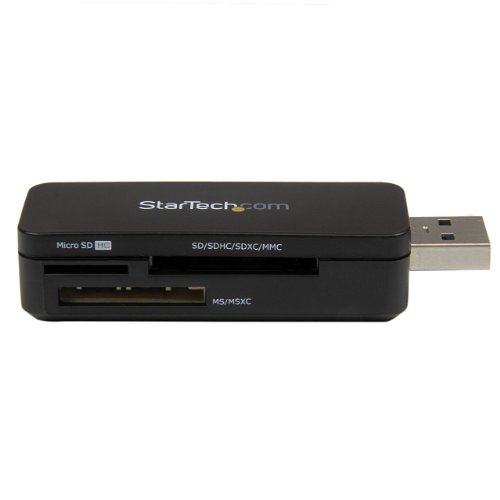 StarTech.com USB 3.0 External Flash Multi Media Memory Card Reader, SDHC MicroSD, TAA - Replaced by FCREADMICRO3V2