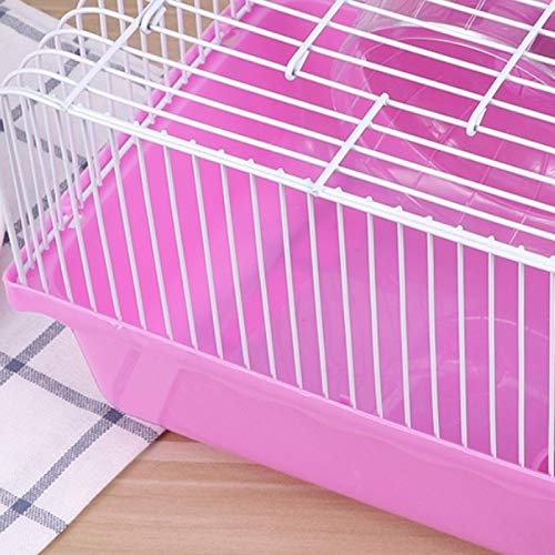 MJWDP Hamster Cage Travel Carry Rat Cage Small Pets Supplies Hamster Toy Accessories