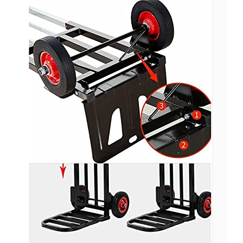 DOUBA Load King Folding Luggage Cart Trolley Portable Shopping Cart Trolley Trailer Trolley Small Cart