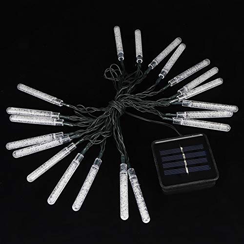 Pinsofy Outdoor Solar Lights String, Constant Light and Flashing Effect Solar String Lights Outdoor for Garden for Home Decoration for Wedding Party(Blue)