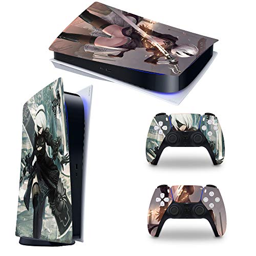 Beauty Girl Game - PS5 Digital Edition Skin Console - PS5 Digital Edition Controller Skin Cover Vinyl Decal Protective