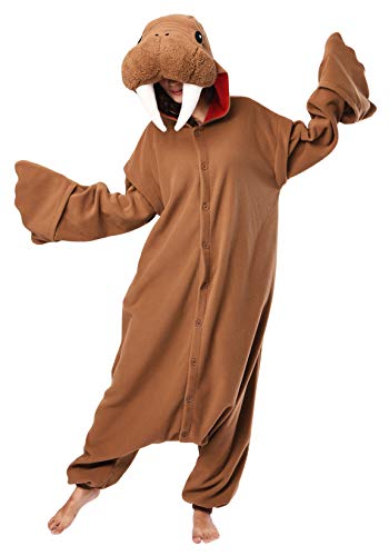 SAZAC Walrus Kigurumi - Onesie Jumpsuit Halloween Costume (X-Large)