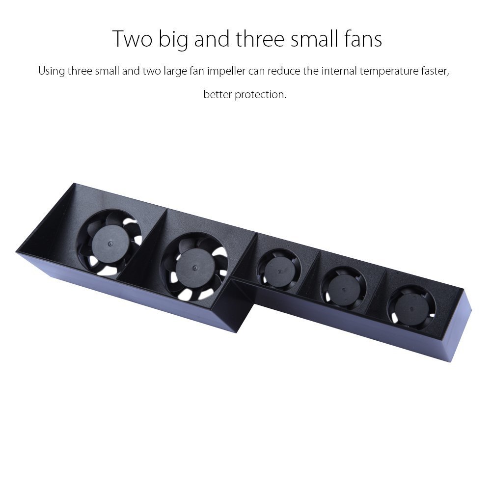 Miboo PS4 Cooling Fan External Cooler Fan for Sony Playstation 4 PS4 Gaming Console by Miboo