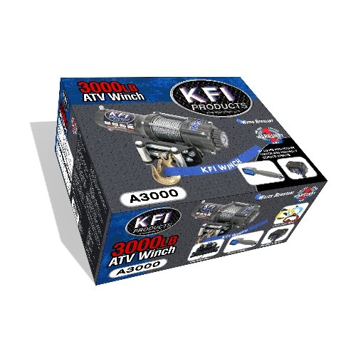 KFI Products A3000 ATV Winch Kit - 3000 lbs Capacity