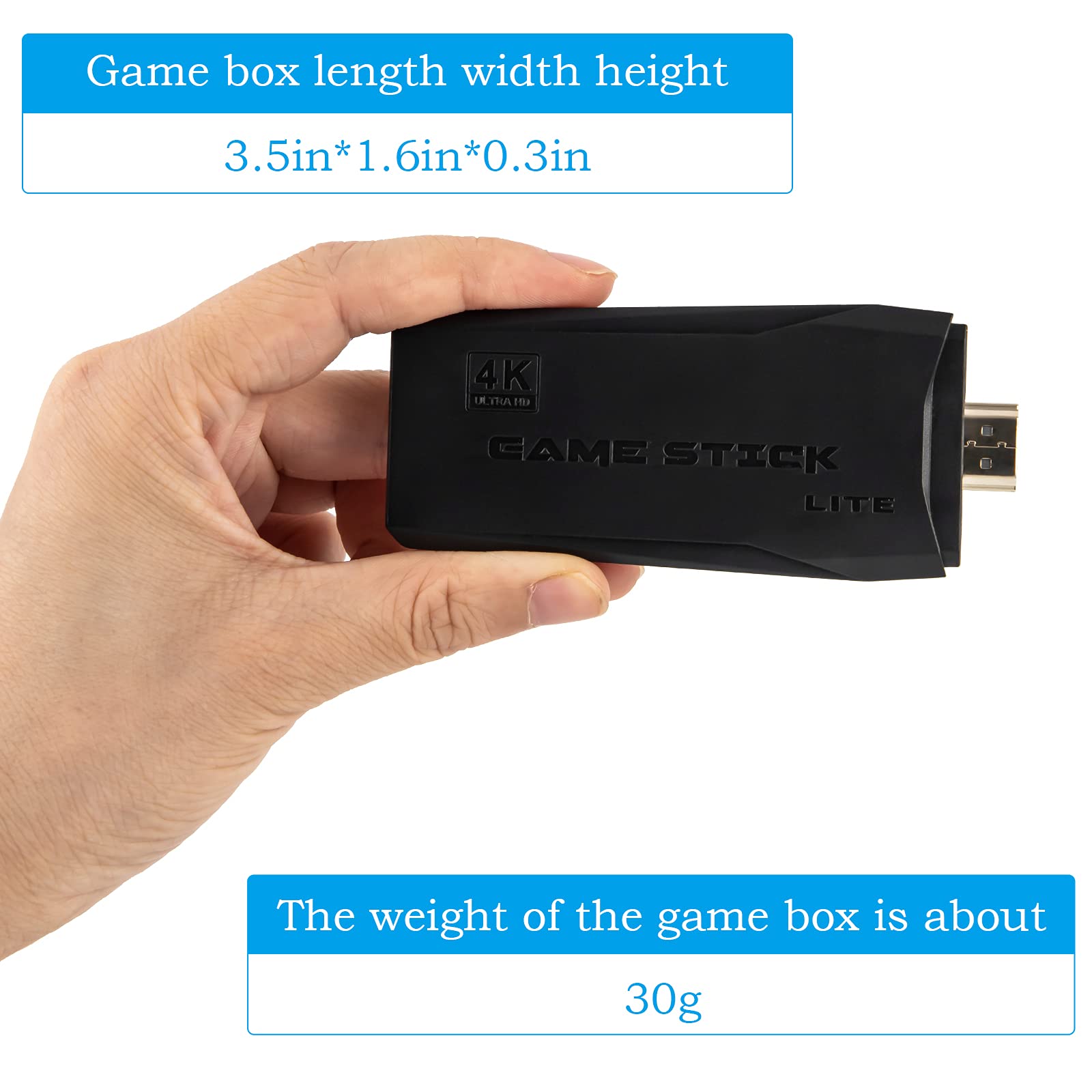 Retro Game Console, HD Classic Games Console Built in 5000 Game in TF Card, 9 Emulator Console, HDMI Output TV Video Game Console, 4K Console with Dual 2.4G Wireless Controllers - 32G (32G)