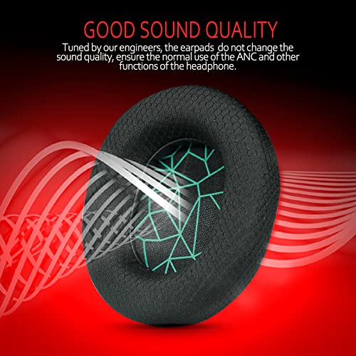 Krone Kalpasmos Steelseries Arctis 7 Replacement Earpads, Fabric Replacement Earpads Ear fit SteelSeries Arctis Wirelss Arctis 1, Pro, 3, 5, 7, 7+, 7p, 7X, 9, Prime All Models Wireless Headset, Green