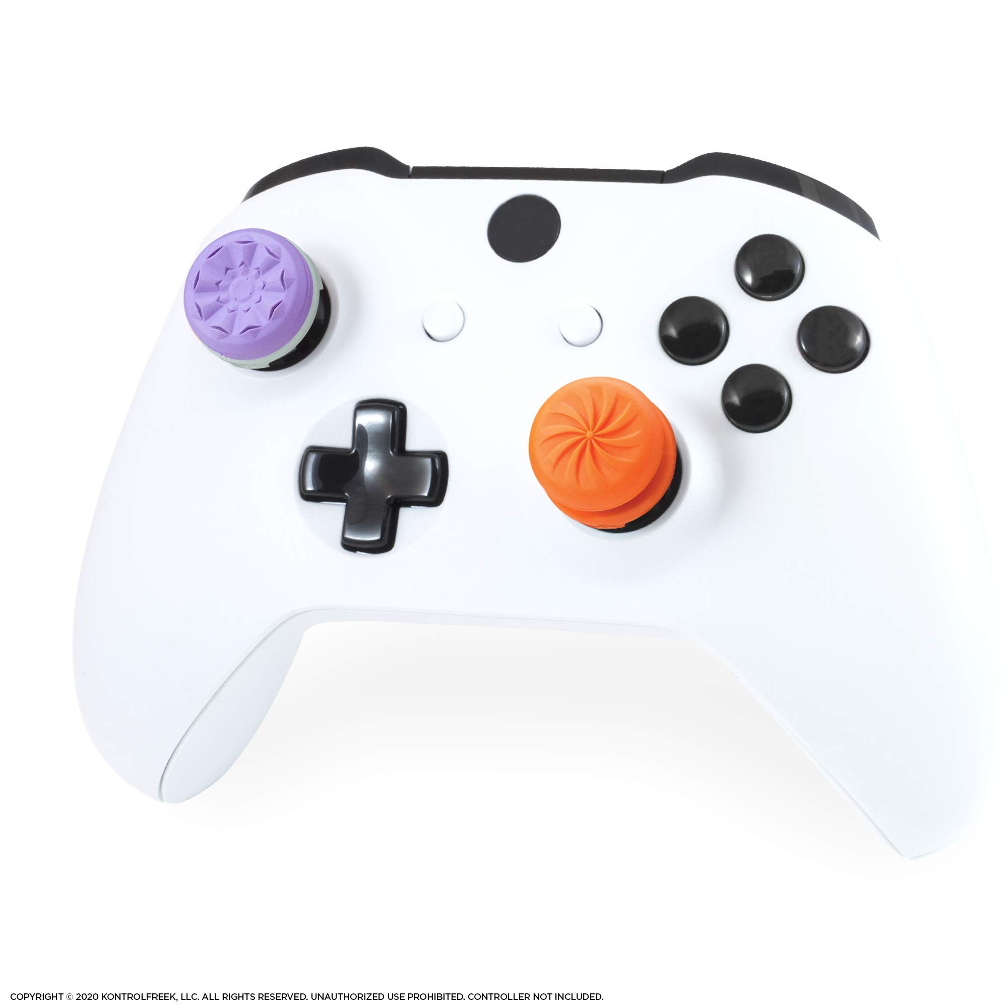 KontrolFreek Gamerpack FPS Freek Galaxy + Vortex Performance Thumbsticks for Xbox One and Xbox Series X | 1 High-Rise, 1 Mid Rise (Galaxy) 1 High-Rise, 1 Mid Rise (Vortex)