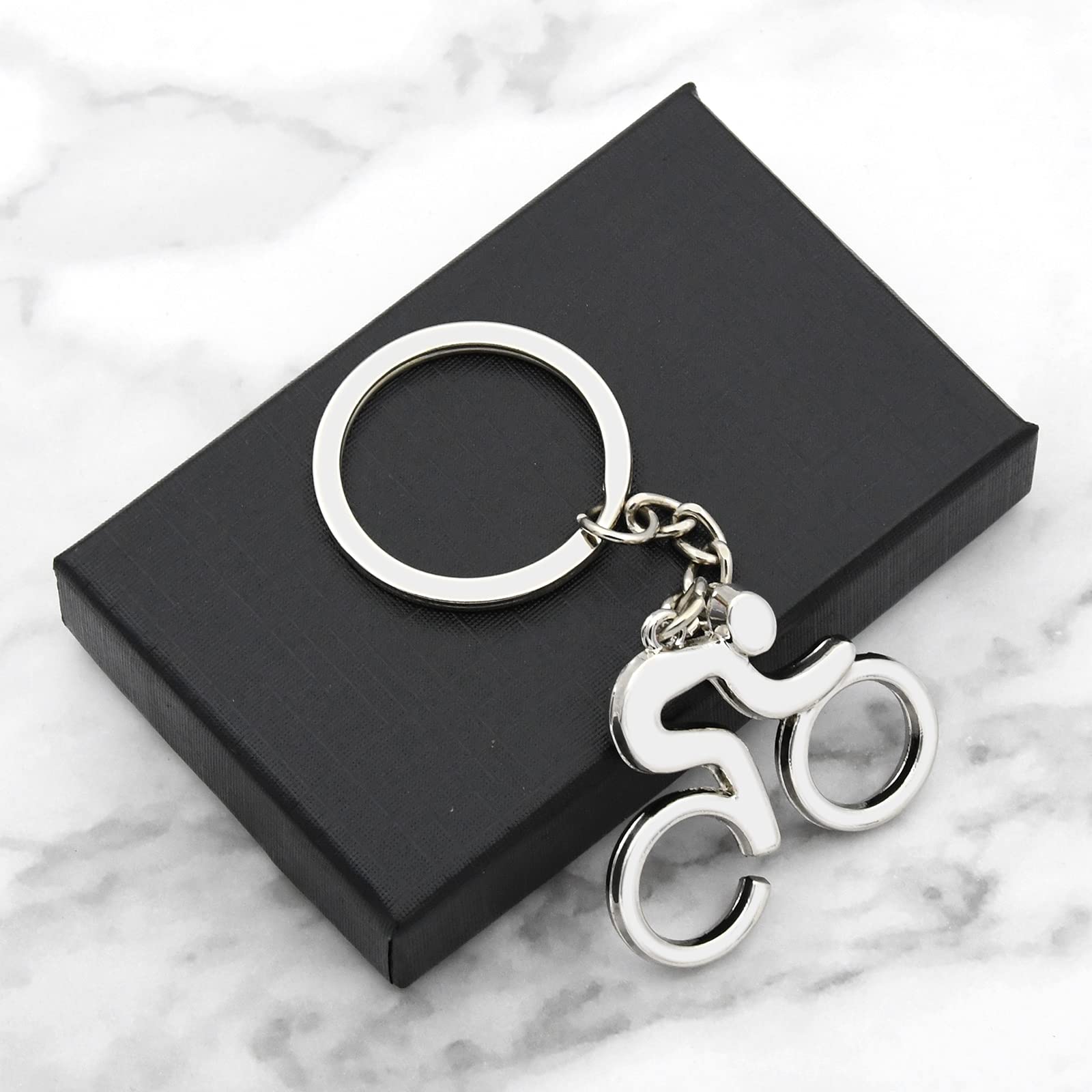 Bike lovers gifts Keychain Cycling gift bicycle Inspirational Keychain for Chain Bicycle Race Souvenir funny biker gift
