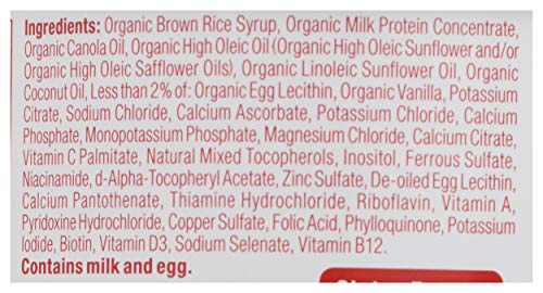 Baby's Only Toddler Formula, Lactose Relief, Organic, 12.7-Ounce Can
