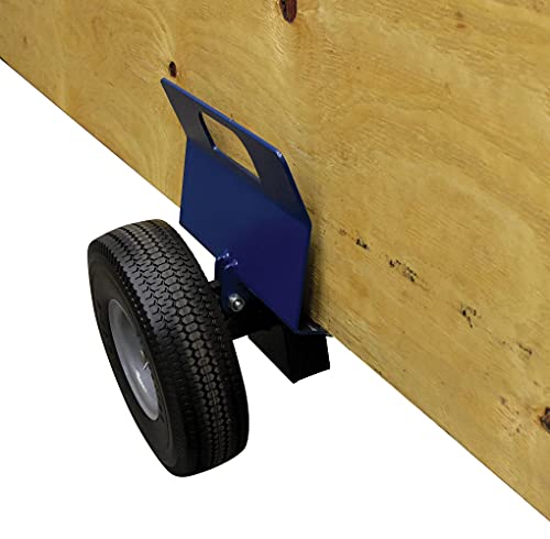 Vestil PLDL-HD-4 Steel Plate and Slab Dolly with Foam Wheels, 500 lbs Load Capacity, 14-1/4" Height, 12" Length x 13-5/8" Width