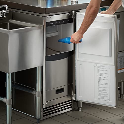 Scotsman CU50GA-1 Undercounter Gourmet Cube-Style Ice Maker with Bin, Stainless Steel, 115-Volts, NSF