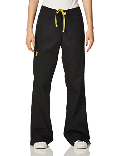 WonderWink Origins Women’s Romeo Flare Leg Cargo Pant - Black, XL