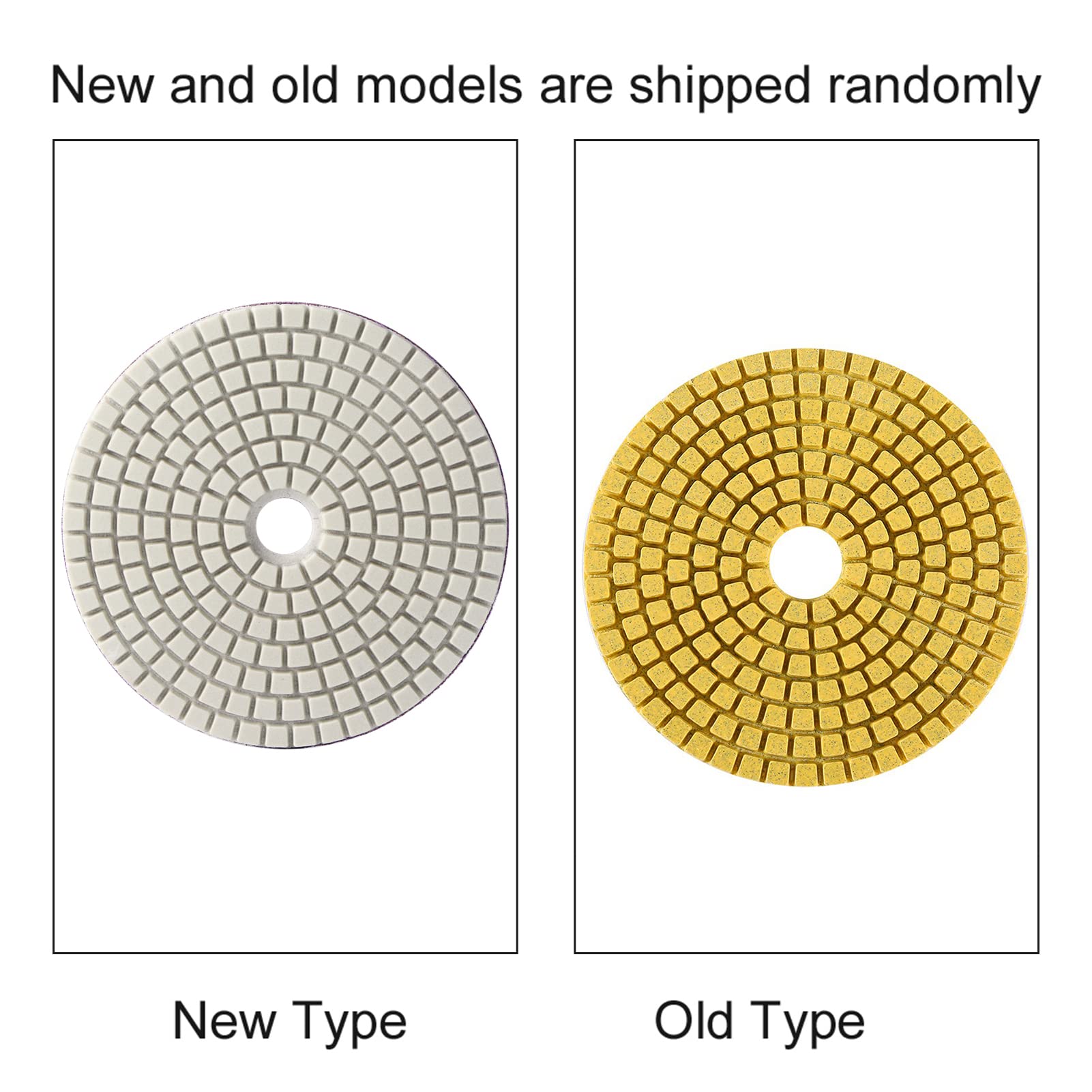 Diamond Polishing Pads, Wet Dry Polish Pad Grinding Disc Burnishing Grit Granite Sanding Tools Marble Backer Repair Kit for Buffer Polisher Machine Wheel Sander Rock Grinder Concrete Stone Floor(2000)