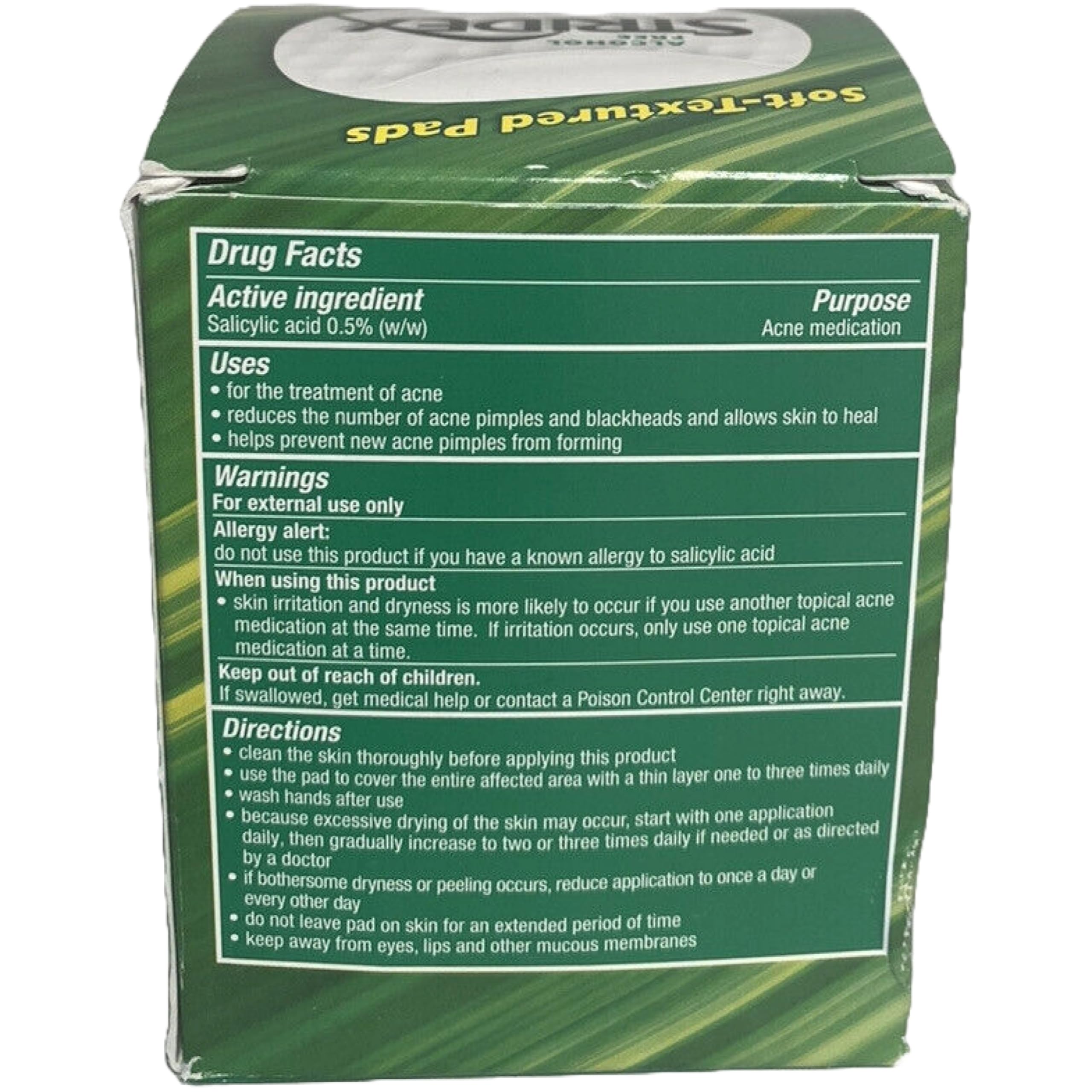 Stridex Daily Care Acne Pads with Aloe, Sensitive Skin, 90 ct