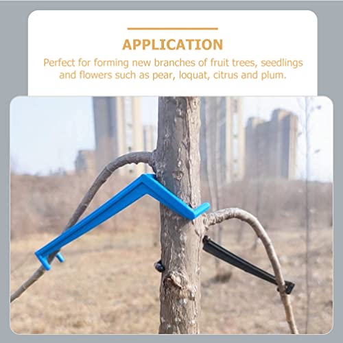 CLISPEED 20 Pcs Branch Press Valve Stem Tool Tree Branch Spreaders Tree Limb Spreader Plants Branch Trainer Branches Fixing Tool Branches Trainers Gardening Twig Clips Adjustable Bracket or