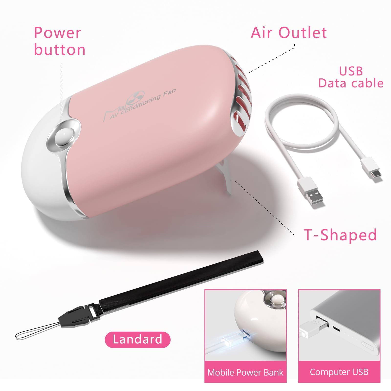 Buqikma Lash Shampoo for Lash Extensions,2.11Floz Eyelid Cleansing Foams,USB Mini Lash Fan,Bottle Mascara Brush Cleaning Brush Lash Cleaning Kit for Professional & Home Use(Pink)