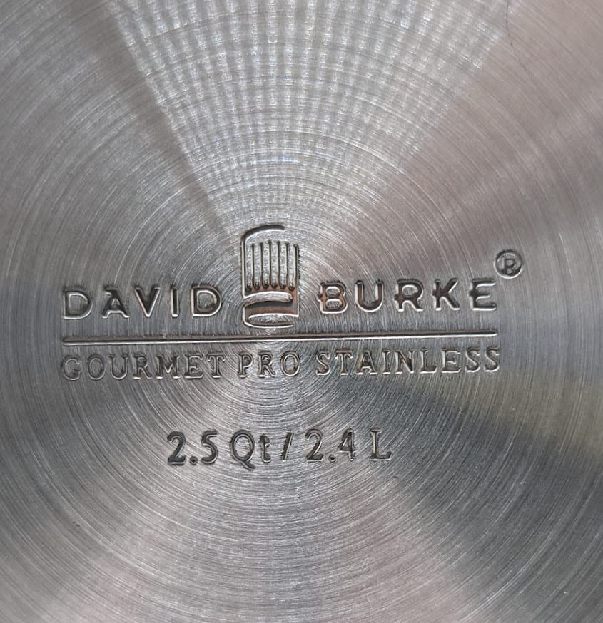 David Burke Gourmet Pro Stature EZ Strain Cookware (2.5 qt sauce pan)