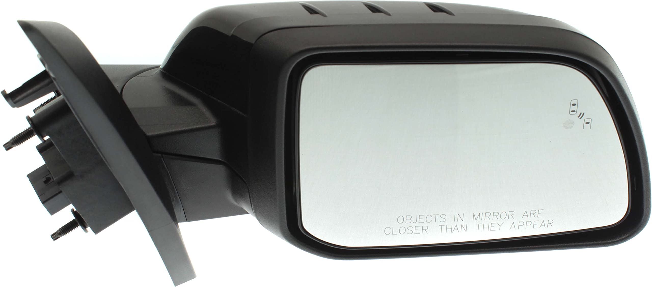 Kool Vue Driver & Passenger Side Power Heated Mirrors for Ford Edge 2011-2014 With Signal Light, Blind Spot Monitor, Memory & Puddle Lamp Paintable Build Date From February 08 2011