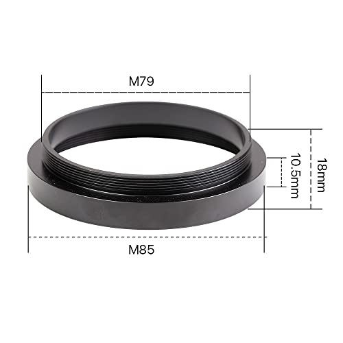 Cloudray F-Theta Lens Adjust Mount Male Thread Height 34mm for Thread M85 M79 Fiber Laser Marking Machine