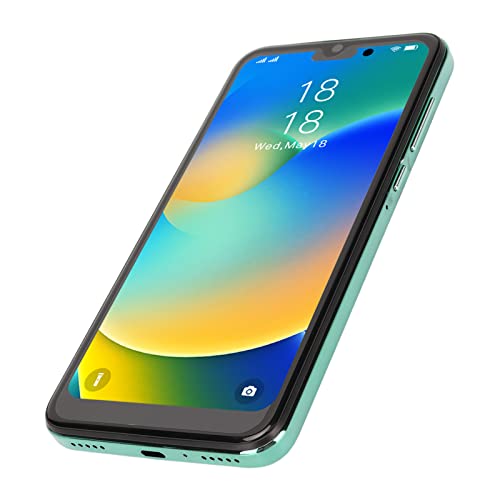 Hilitand iP14 Pro Unlocked Smartphone for 11, 4G Dual SIM Phone, 4GB 32GB ROM Cell Phones Unlocked, 6.1 HD Screen, Face Unlock, 8MP 16MP, 6800mAh, Green