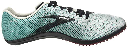 Brooks Women's Race Running Shoe, Grey Black Atlantis, 10