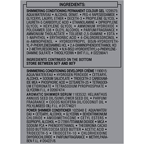 L’Oréal Paris Feria Multi-Faceted Shimmering Permanent Hair Color Hair Dye, S1 Smokey Silver