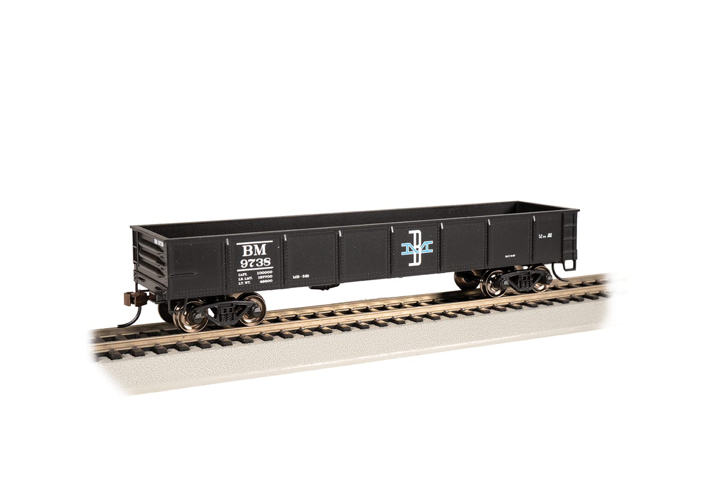 Bachmann Trains - 40' Gondola - Boston & Maine #9738 - HO Scale