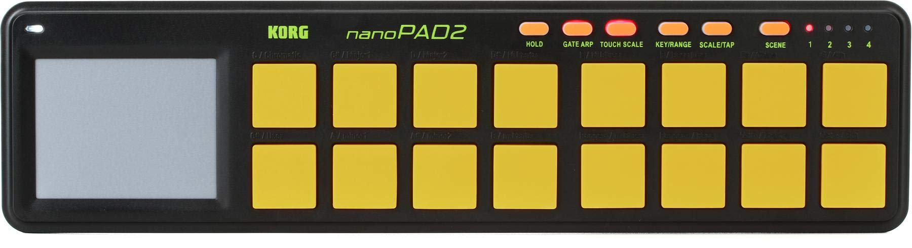 Korg nanoPAD2 Slim-Line USB Controller - Orange/Green