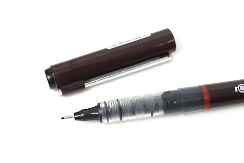 Rotring Tikky Fine Liner Fiber Tip Graphic Pen, 0.3 mm, Black Ink (1904753)