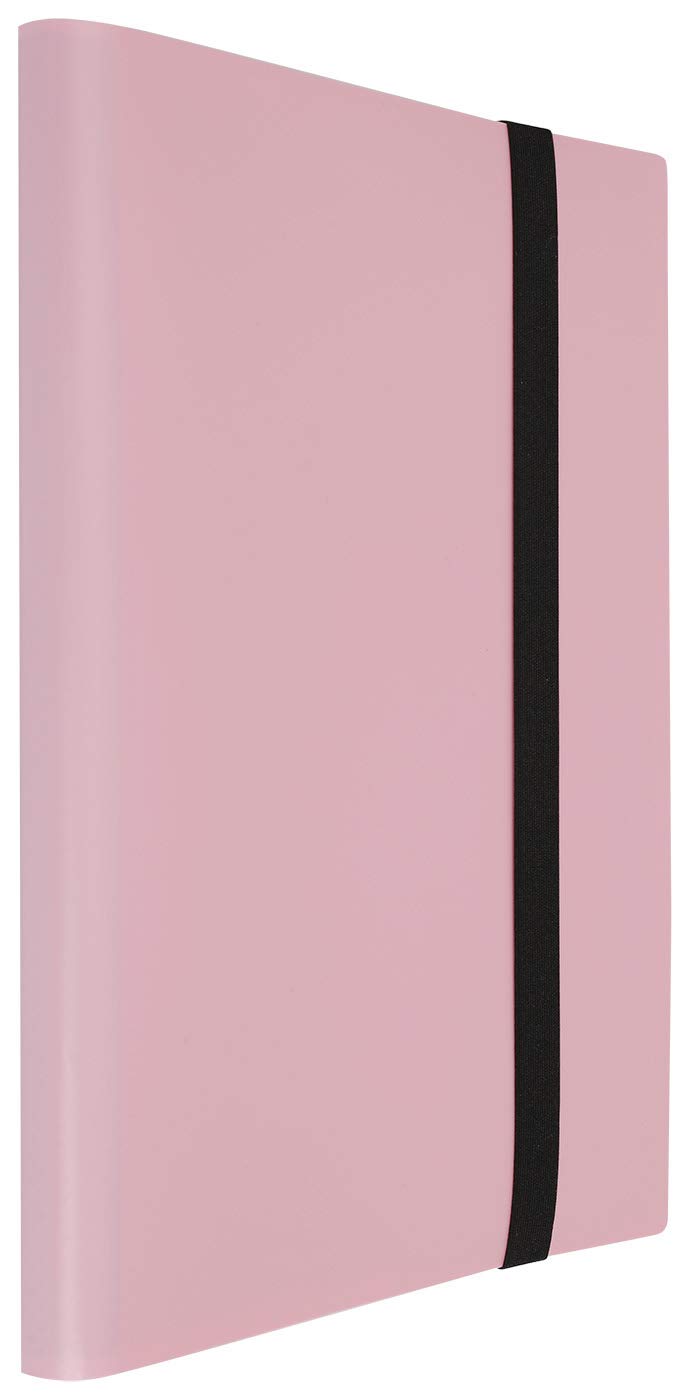 Trading Card Binder Standard Size Trading Card Holder Protector Album 360 Pockets Pink