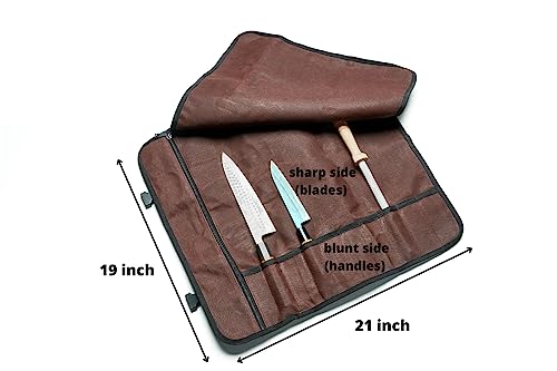 Chefessentials Chef Knife Bag - Stylish Design, Snug Fit, Safe and Secure, Ideal for Professional Chefs and Home Cooks