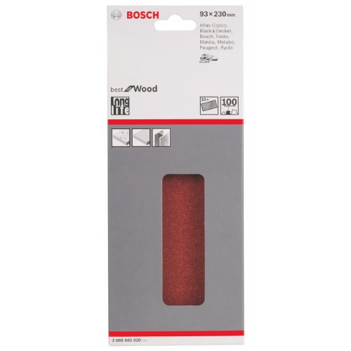 Bosch Professional 2608605920 10-Piece Sanding Sheet Set