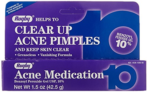 Benzoyl Peroxide 10% Generic for Oxy-10 Balance Acne Medication Gel 1.5oz 3 Pack, 3 Count