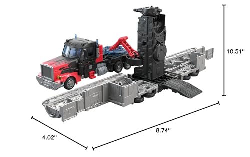 Transformers Toys Generations Legacy Series Leader G2 Universe Laser Optimus Prime Action Figure - Kids Ages 8 and Up, 7-inch