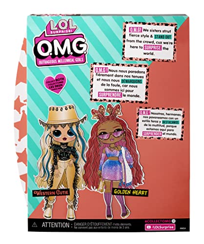 L.O.L. Surprise! O.M.G. Western Cutie Fashion Doll with Multiple Surprises and Fabulous Accessories β Great Gift for Kids Ages 4+
