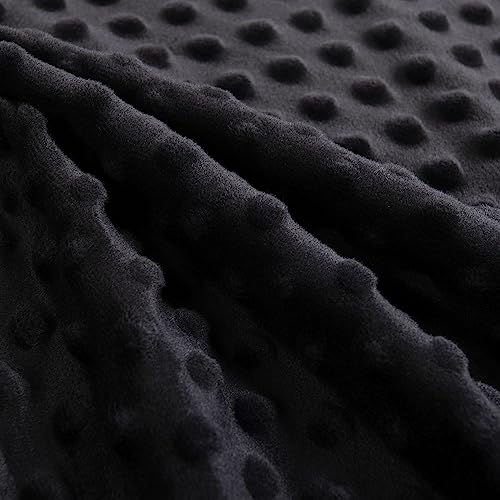 Donsonny Baby Blanket for Boys Girls Soft Minky with Double Layer Dotted Backing, Halloween Printed 30 x 40 Inch Receiving Blanket (Halloween bat)