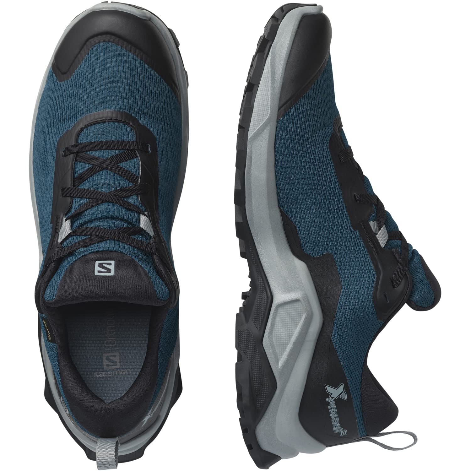 Salomon Men's X Reveal 2 GTX Climbing Shoe, Legion Blue/Black/Quarry, 11