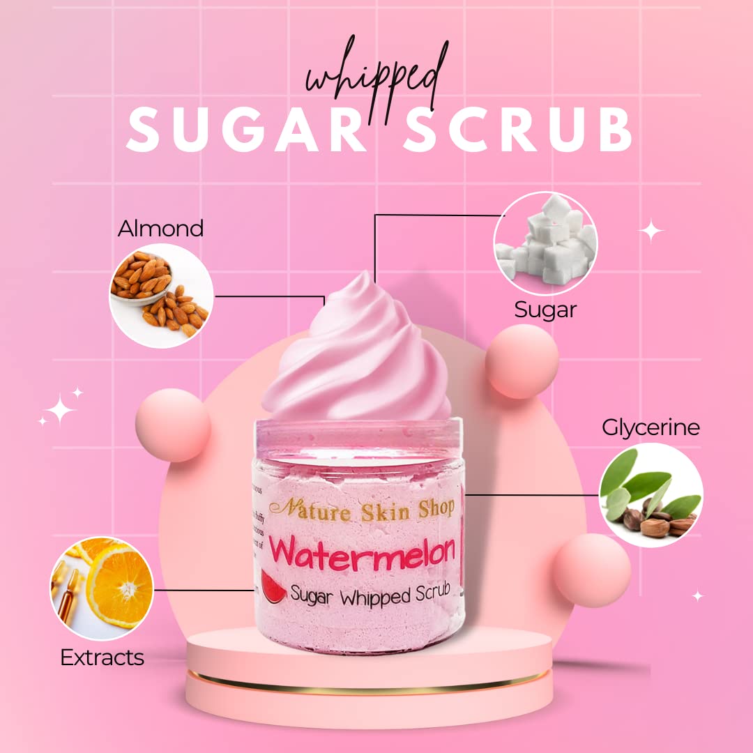Sugar Scrub Soap Whipped Cream (Blueberry)