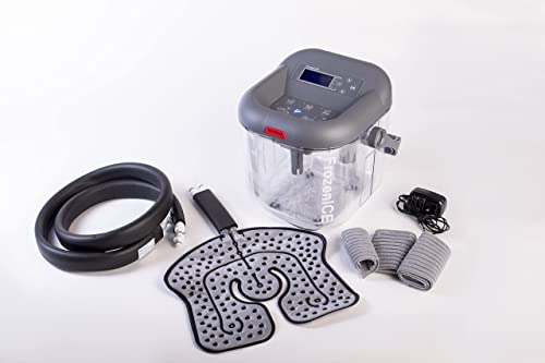 Brace Align Cam Walker Boot Short (Med) + Frozen Ice Cold Therapy Machine- Boot for Toe, Foot or Ankle Injury, Fractures, Sprains and Cold Circulating Therapy Unit