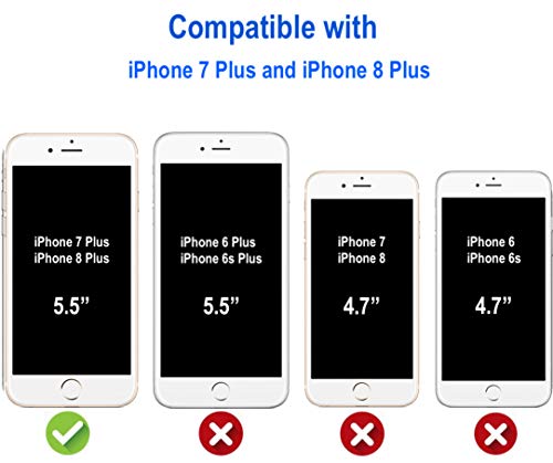 Shamo's Crystal Clear Protection: iPhone 8 Plus and 7 Plus Clear Case - Slim, Lightweight, and Scratch-Resistant for Ultimate Phone Protection