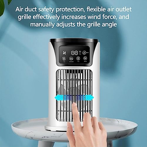 Portable A𝐢r Conditioners, Evaporative A𝐢r Cooler 3 Speeds,USB Personal Evaporative A𝐢r Cooler, Portable Humidifier F𝐚n for Bedroom Kitchen Office Desk Camping #C