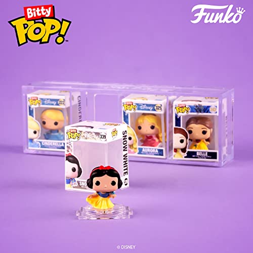 Funko Bitty Pop! Disney Princess Mini Collectible Toys - Cinderella, Snow White, Aurora & Mystery Chase Figure (Styles May Vary) 4-Pack