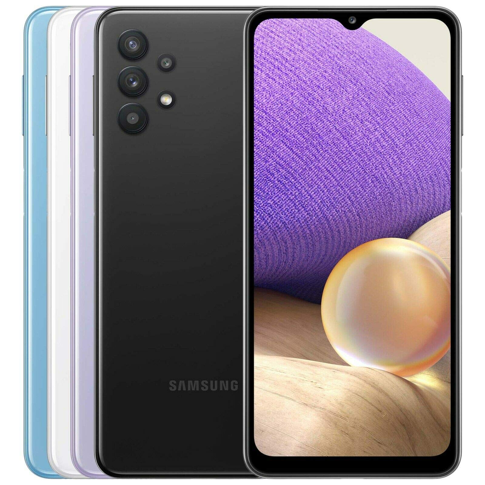 Samsung Galaxy A32 5G (SM-A326BR/DS) Dual SIM 128GB 6.5”, Factory Unlocked GSM, International Version - No Warranty - Black