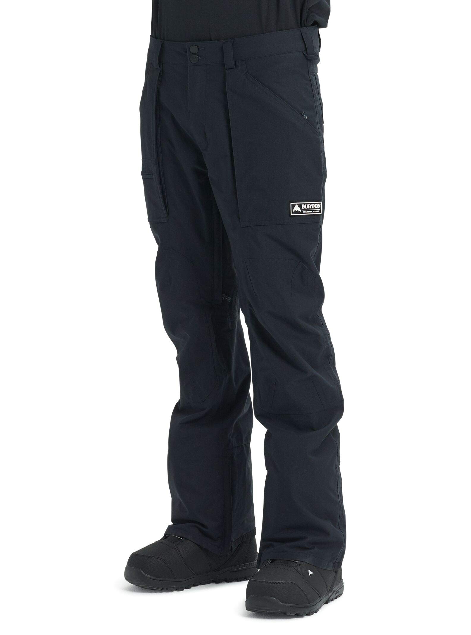 Burton Mens Southside Pant Slim, True Black New, Small