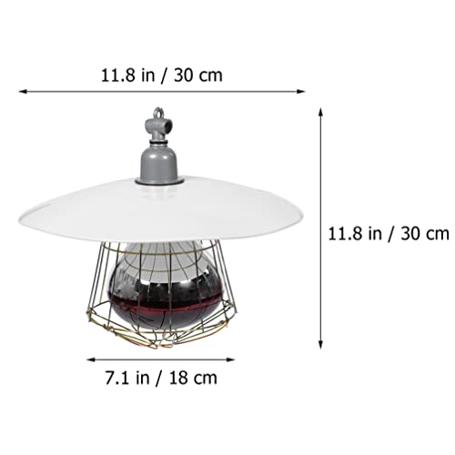 Egg Candler Lamp Farm Livestock Chicken Heat Lamp Holder Piglet Heating Lamp Light Heat Preservation Tools for Replacement Insulation Livestock Fertile Eggs for Hatching Egg Incubator